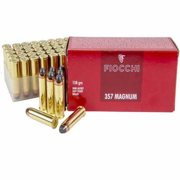 Munição Fiocchi Cal. 357 Magnum 158GR LL TCCP – 50un